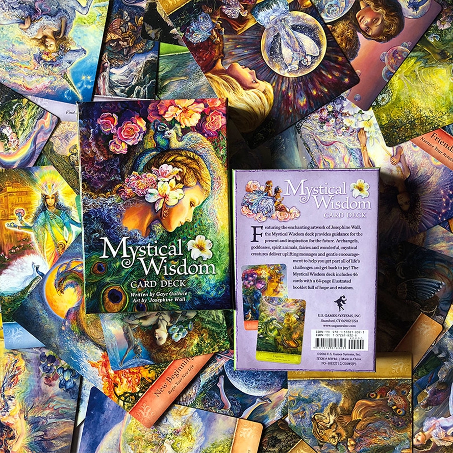 【READY STOCK】ไพ่ยิปซี ไพ่ทาโร่ ไพ่ดูดวง Mystical Wisdom Card deck tarot ...
