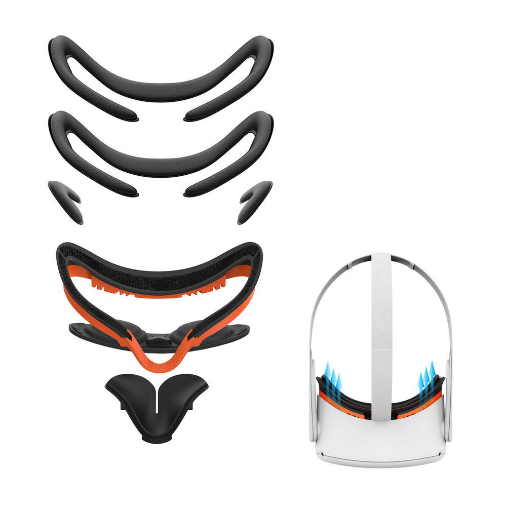 vr แว่นตา：Soft U Leather Eye Mask Cover Light Blocking Eye Cover ad For ...