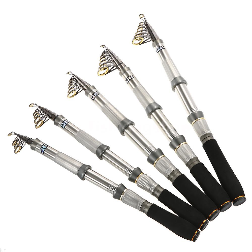 (fhyg) tomshoo คันเบ็ดตกปลาคาร์บอนไฟเบอร์แบบพกพา 1 . 8 ม./2 . 1 ม. ...