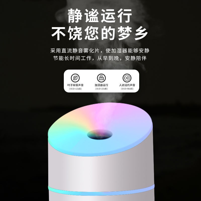Air Humidifier Household Silent Large Spray Volume Room Mini Student ...