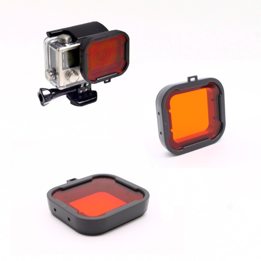 Gopro Accessories Dive Filter Redorangeyellowgreypurple Underwater ...