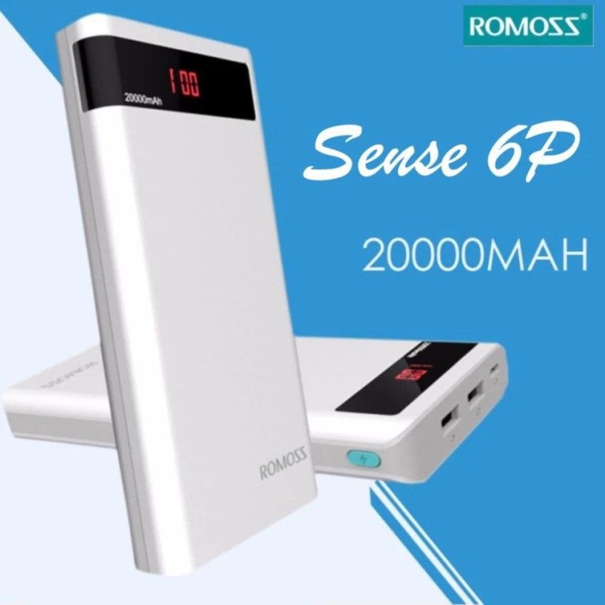 OriginalRomoss Sense 6P 20000mAh Power Bank And FREE rope skipping ...