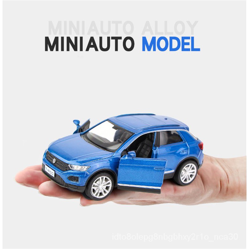 136 Alloy Volkswagen TROC SUV Model Toy Car 11.6cm Die Cast ull Back ...