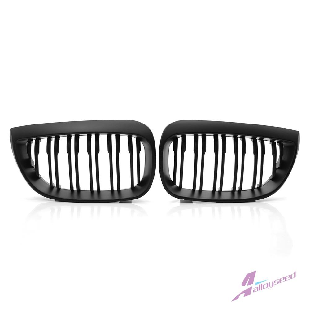 BMW Al กระจังหน้ารถยนต์แบบสองด้านสีด ํา 1 คู่สําหรับ Bmw E87 E81 04-07 ...