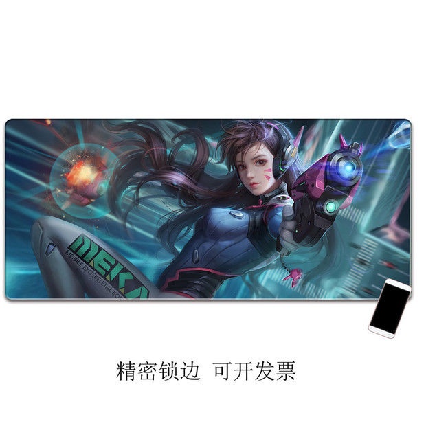 [700*300]Overwatch Oversized Locking Gaming Mouse Pad DVA Anime ...