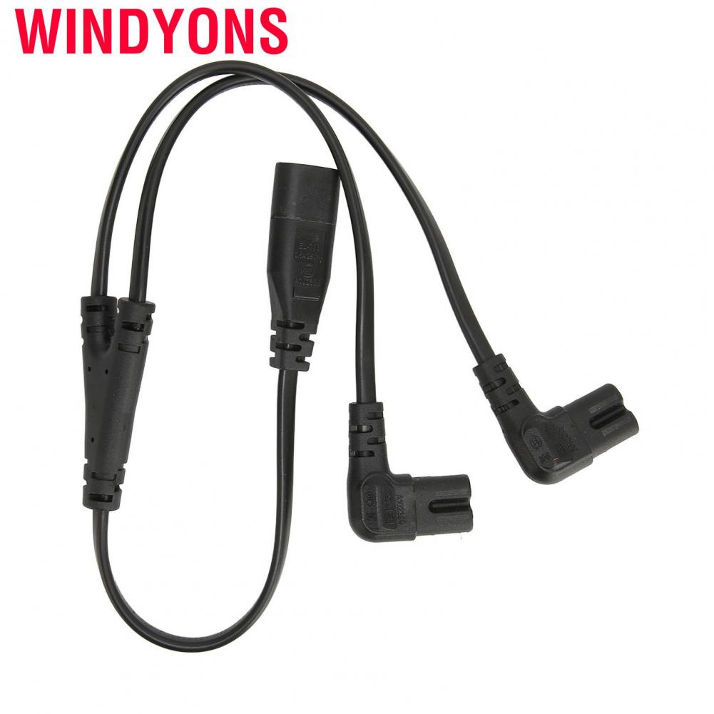 Windyons IEC320 C8 To Dual C7 Cord Male Female 1 In 2 Out AC Power ...