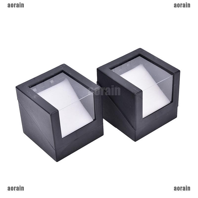 AG 1pc wrist watch box 78*78mm plastic earring display storage holder ...