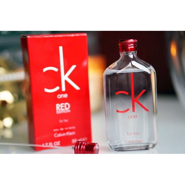 ของแท้ น้ำหอม Ck one Red Edition for Her EDT 100 ml - beautyfragrance ...