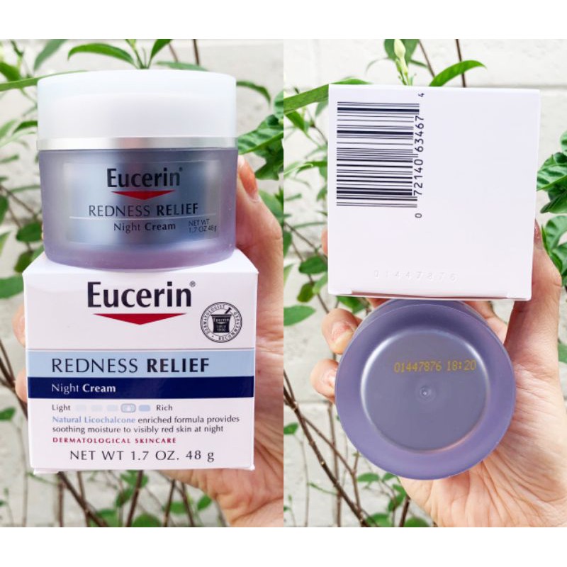 Eucerin Redness Relief Night Cream 48g - sumalynshop - ThaiPick