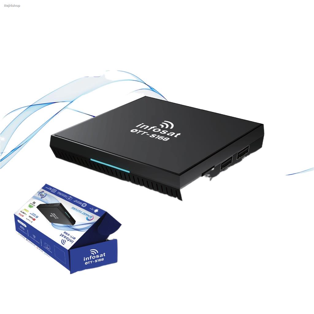 ดูทีวีผ่านเน็ต ด้วยกล่อง Android TV OTT-S168 by infosat (โปรดอ่านรายละเอียดสินค้าให้ครบถ้วน ...