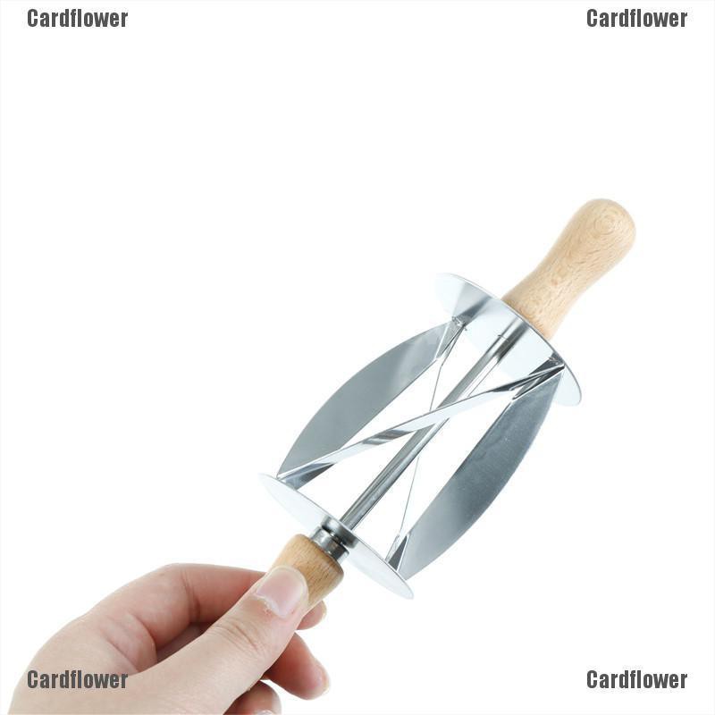 Cardflower Stainless Steel Rolling Cutter for Making Croissant Bread ...
