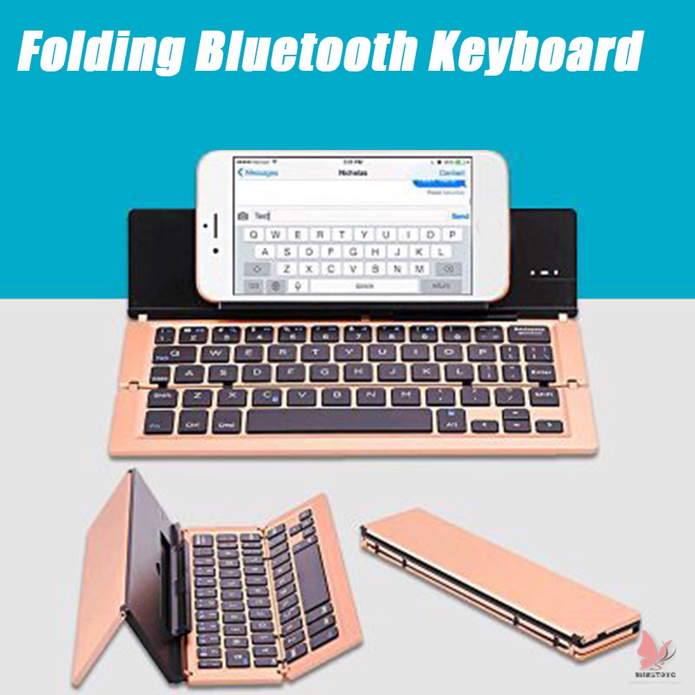 ღღBluetooth Folding Wireless Keyboard for Mobile Phone Tablet Computer ...