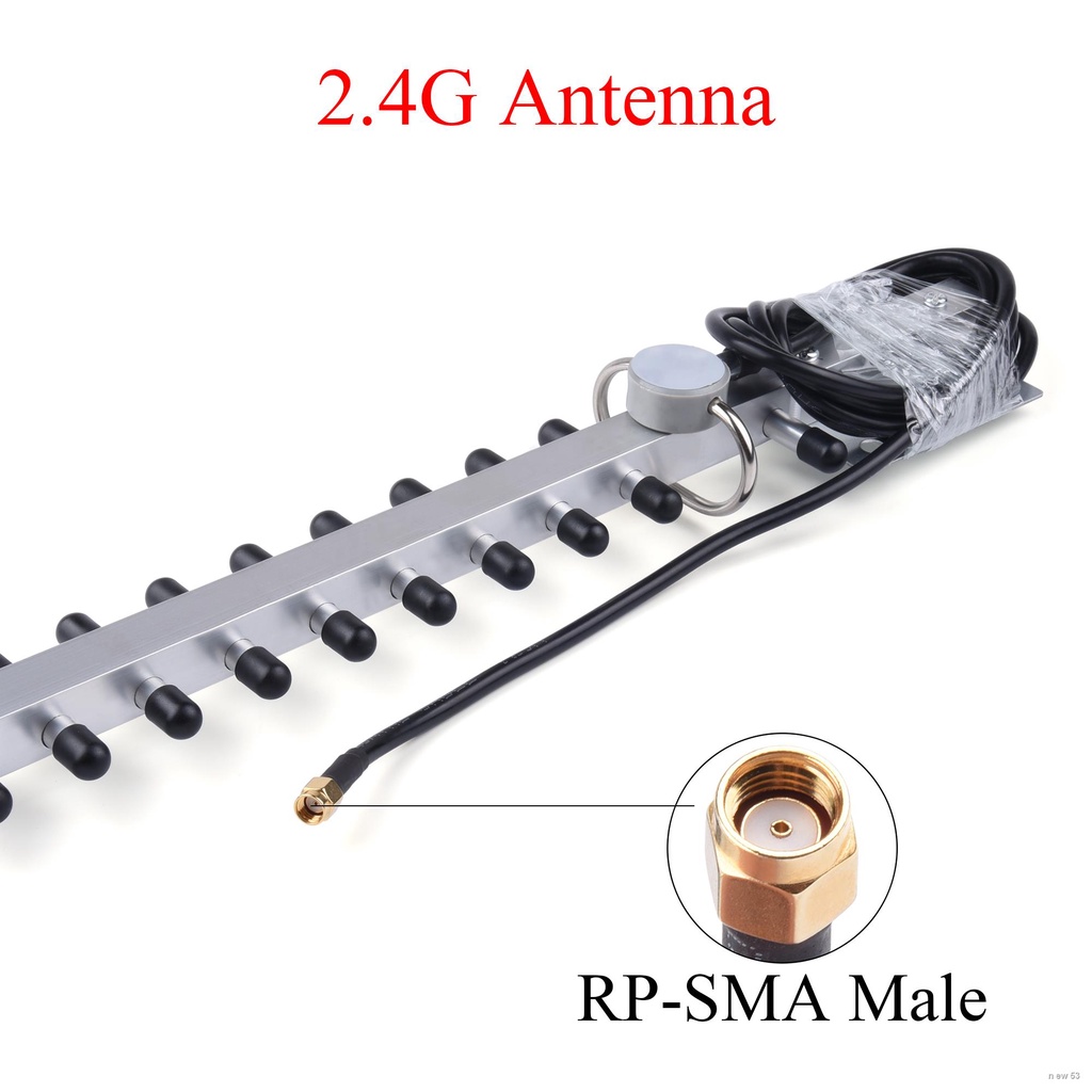 WIFI 4G2.4G WiFi Antenna 25dBi RP SMASMA Male Outdoor Wireless Yagi ...