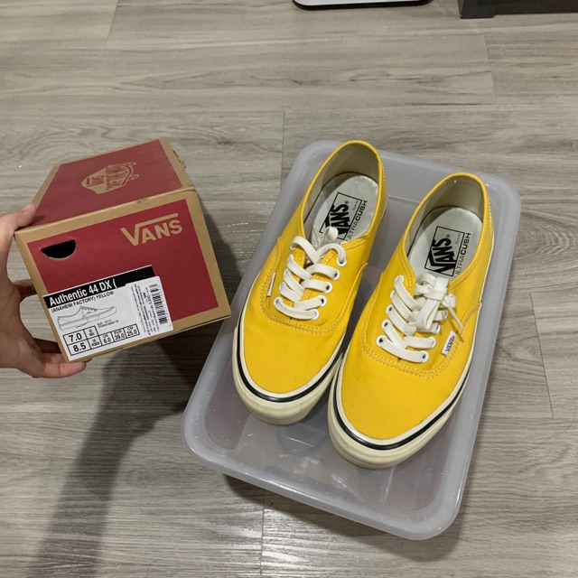 Vans authentic 44DX (yellow) | Shopee Thailand