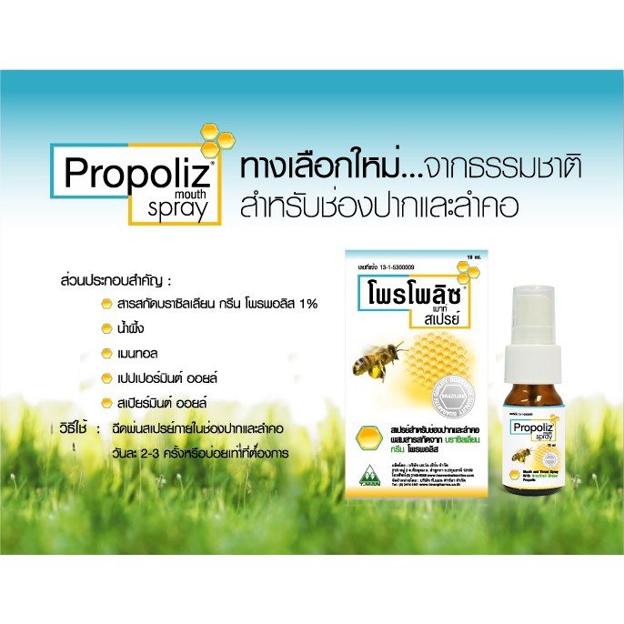 Propoliz Mouth Spray 15ml. - abc_pharma - ThaiPick