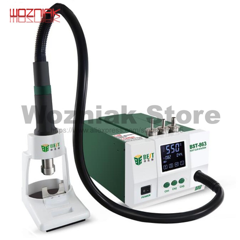 Bst-863 Lead-Free Hot Air Rework Station Soldering Touch Screen Lcd ...
