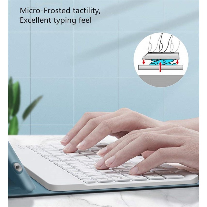 ♈ iPad Mini 5 Mini4 Smart Wireless Bluetooth Keyboard with Pencil ...