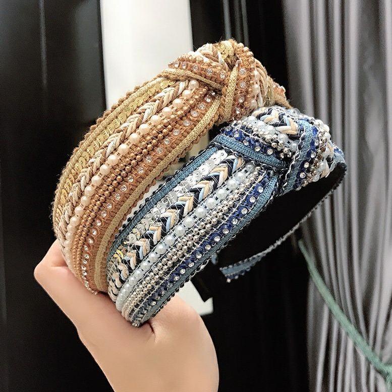 (5551) ที่คาดผม ประดับมุก นําโชค สไตล์เกาหลี - ikettitrendy.th - ThaiPick