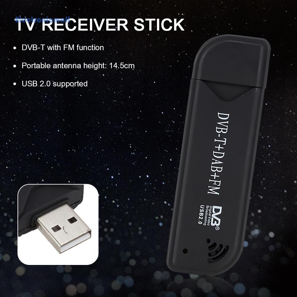 ElectronicMall01 DVB-T DAB FM USB 2.0 Stick Digital TV Antenna Receiver ...