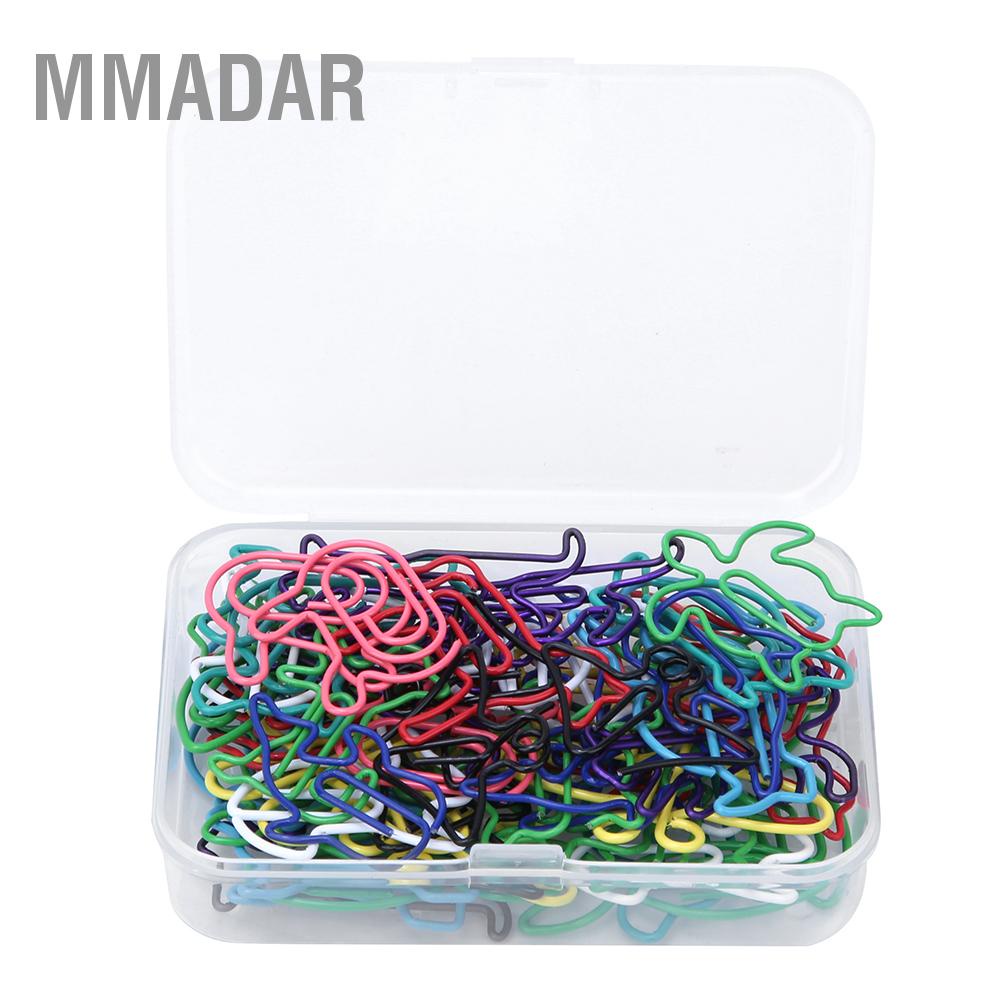 MMADAR 60pcsbox 12 Kinds Cute Animal Shaped Paper Clip Memo Note Clips ...