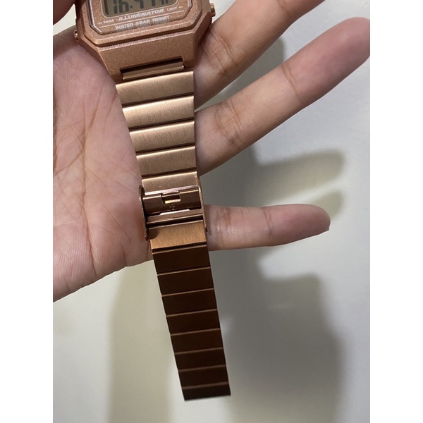 นาฬิกา Casio รุ่น B650 สีpink gold (แท้มือ2 ใช้งานน้อย) - chom2242 ...