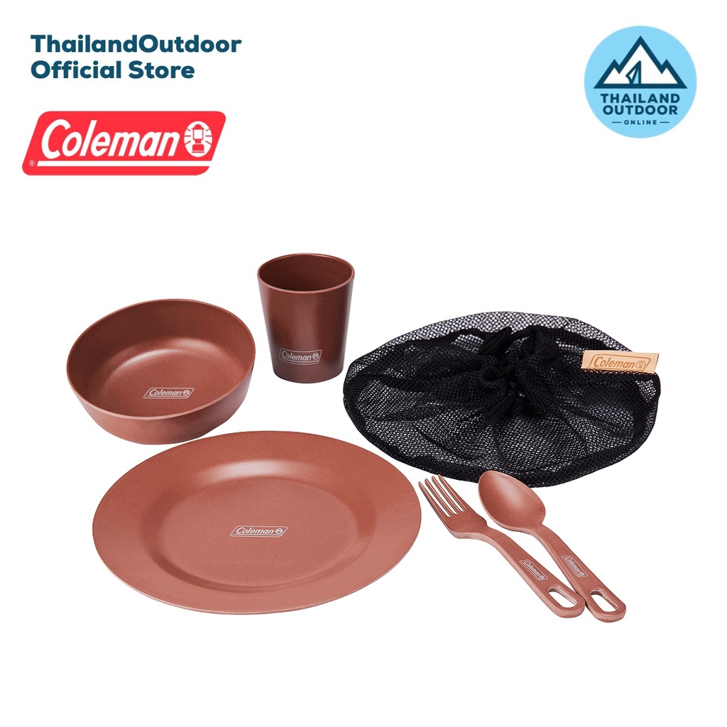 Coleman JP Organic Tableware Set Personal 38931 - thailandoutdoorshop ...