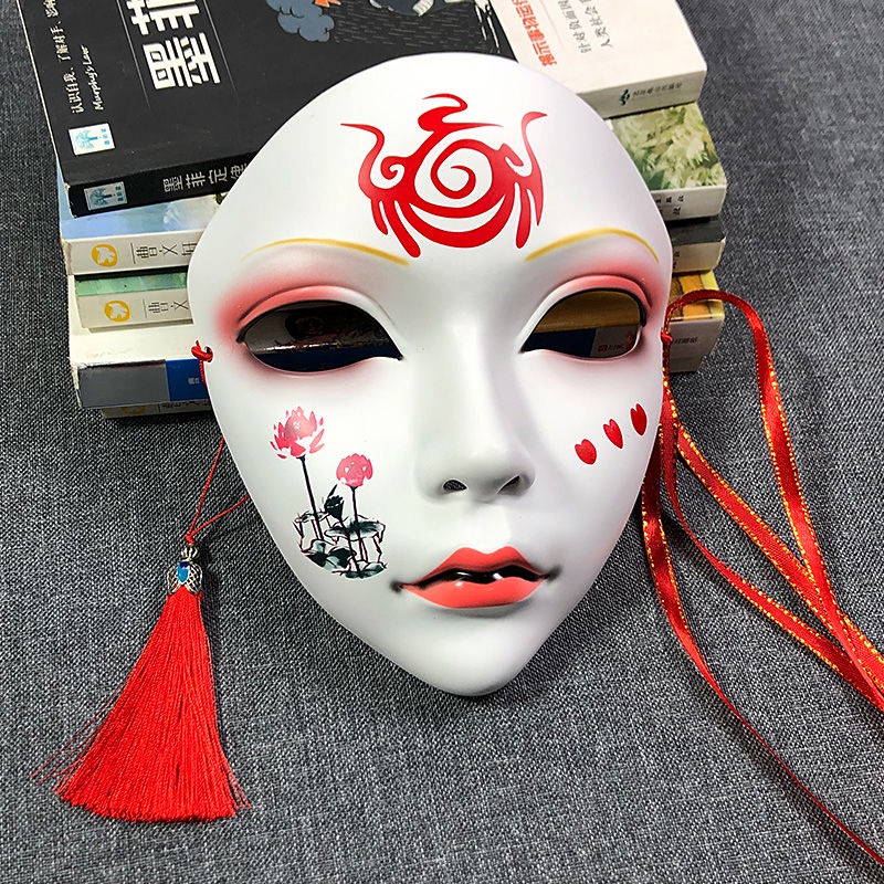 Animism full face mask Chinese suit COS antique fairy national style ...