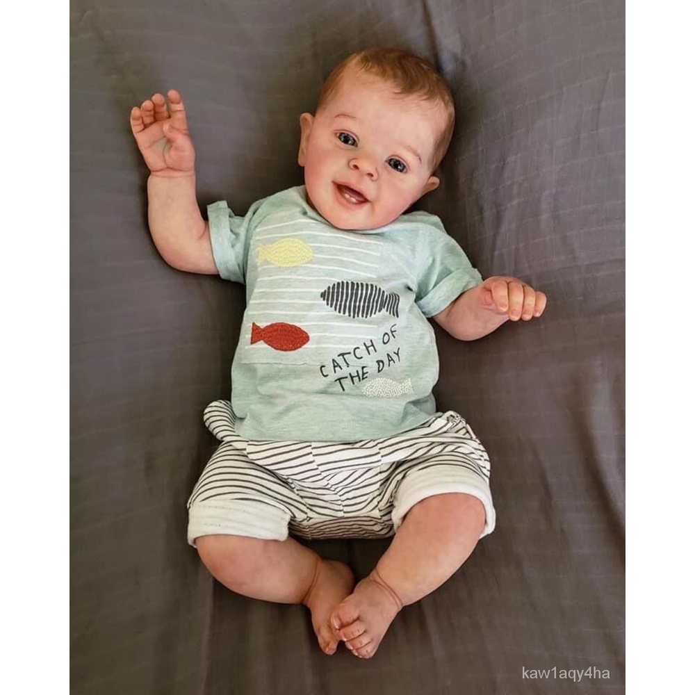 Bebes doll with 60CM Reborn Finished Doll Yannik in Boy With Painted ...