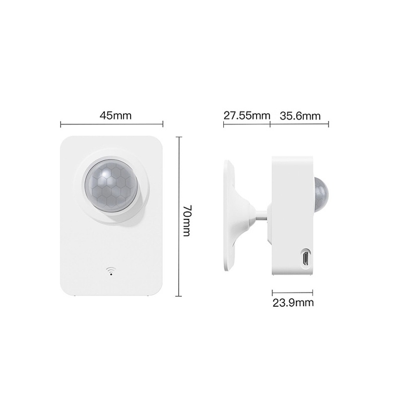 安检器Tuya WiFi Smart IR Motion Sensor USB ower Wireless Infrared Detector ...