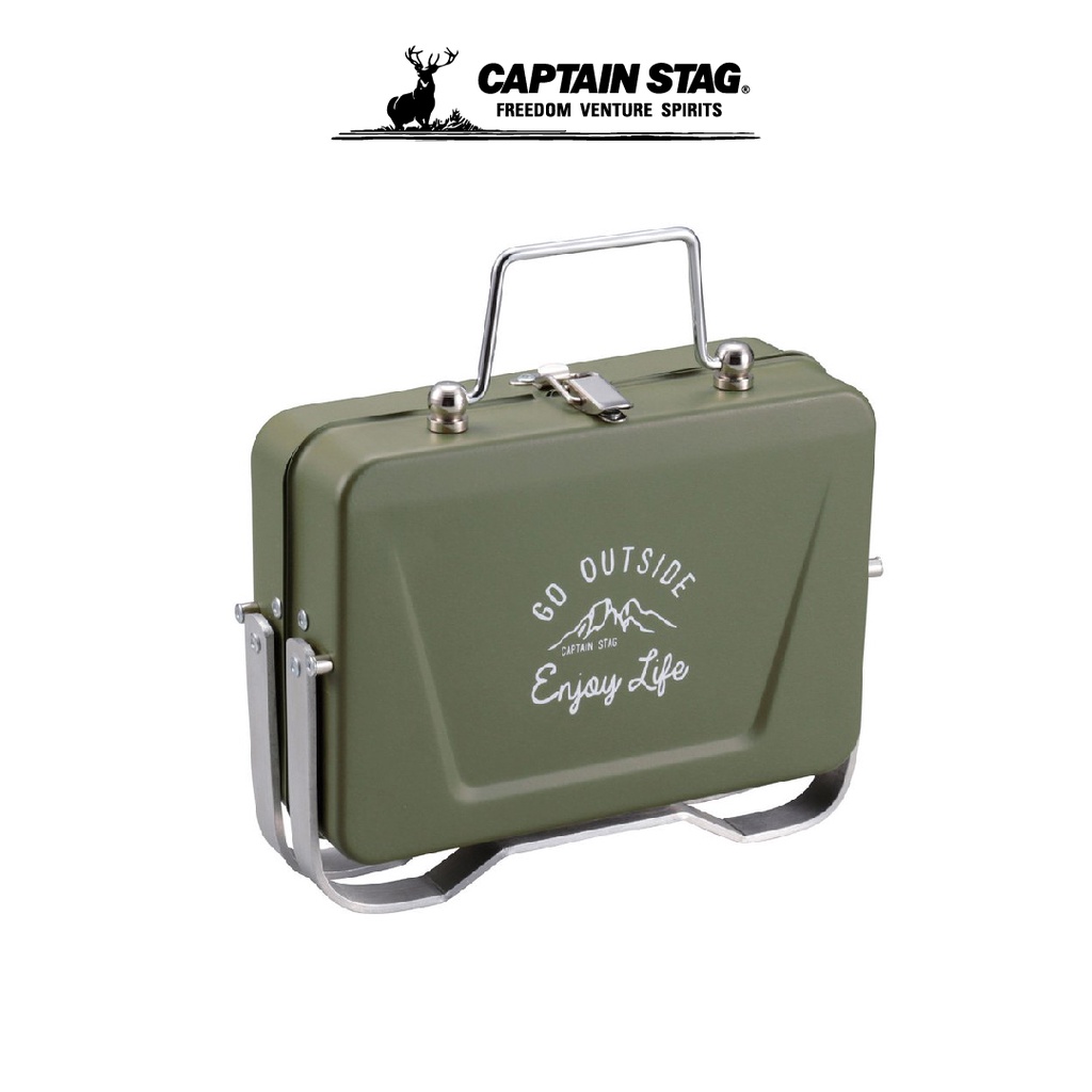 CAPTAIN Stag Monte V type Tabletop Grill B6 type เตาแคมป์ปิ้ง เตาพกพา ...