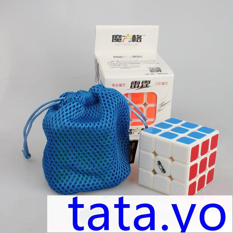 ⛳Qiyi Thunder Third-Order Rubik's Cube White Thunder 3rd Order Rubik's ...
