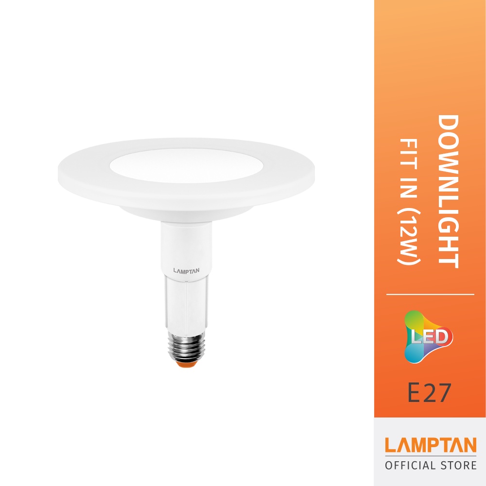 Clearance Sale LAMPTAN หลอดไฟปรับระดับ LED Downlight Fit In 12w ขั้ว ...
