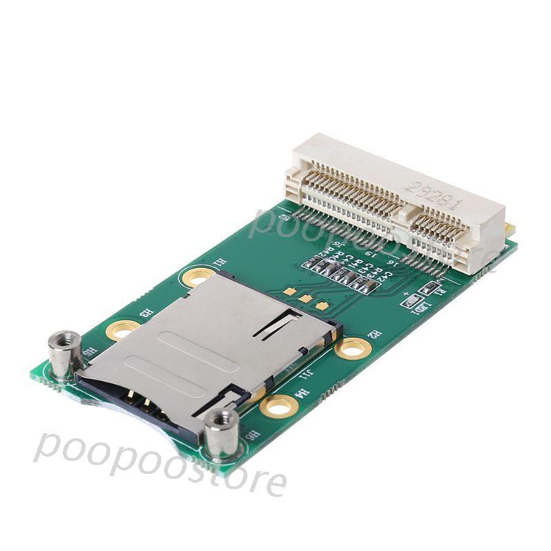 POOP Mini PCI-E Adapter Extension Card for 3G 4G Module USIM Card Slot ...