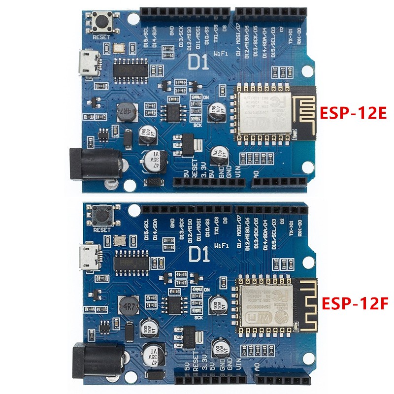 Esp 12e Esp 12f Wemos D1 Wifi Uno Based Esp8266 Shield For Arduino Compatible Ide Shopee Thailand