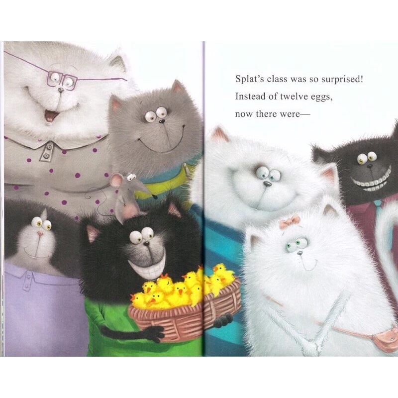 I Can Read Level 1 - Splat The Cat 16 Stories Books Set (No CD ...
