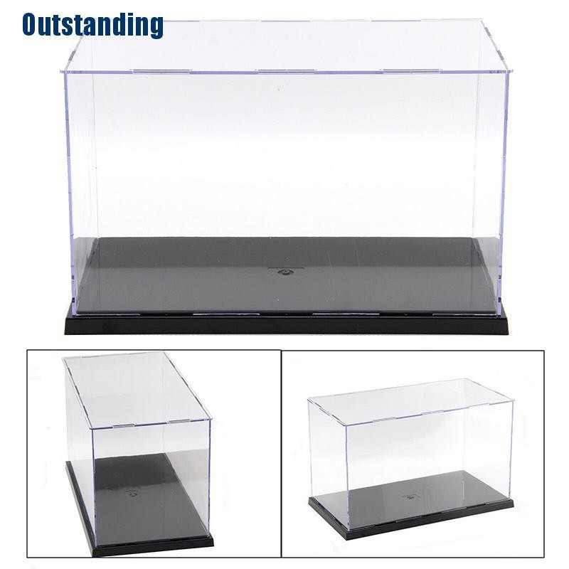TJN Acrylic Display 2 Steps Case/Box Perspex ShowCase Dustproof For ...