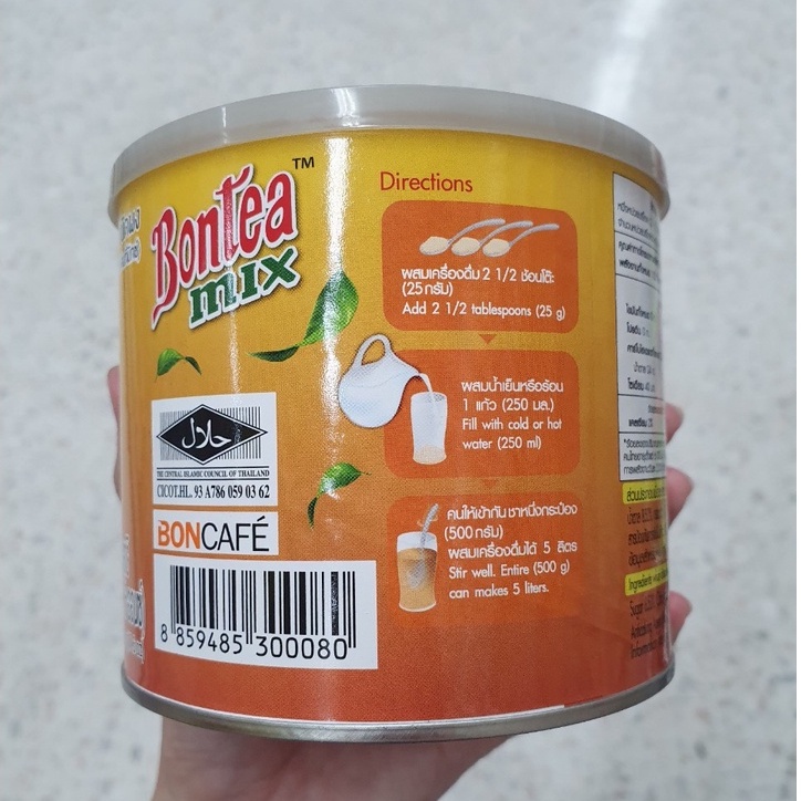Boncafe-Bontea Mix บอนที ชาผลไม้ ชงในน้ำเย็นได้ 3in1 500 g (กระป๋อง ...