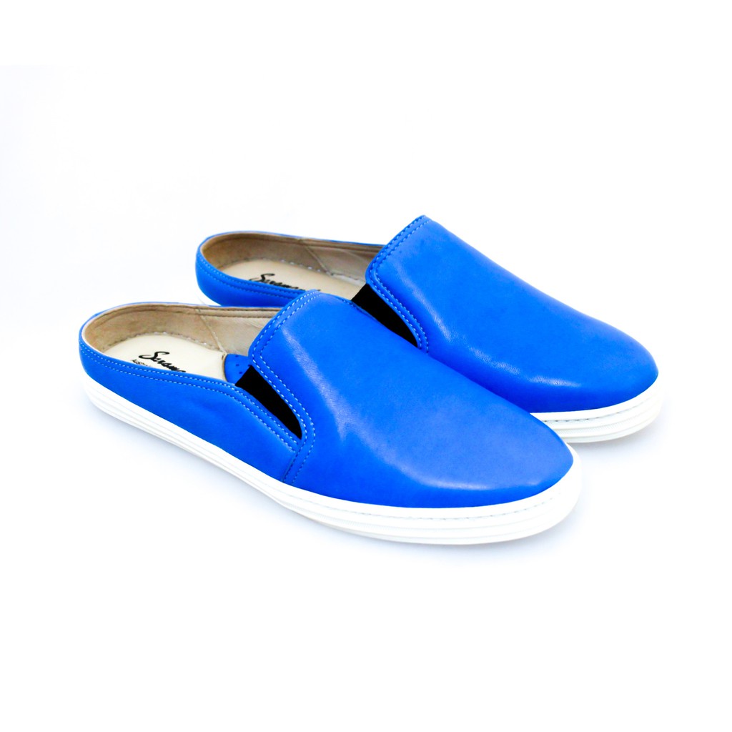 Saramanda รุ่น 152016 Summer รองเท้าแตะผู้หญิงแบบเปิดส้น หนังแกะแท้ มี ...