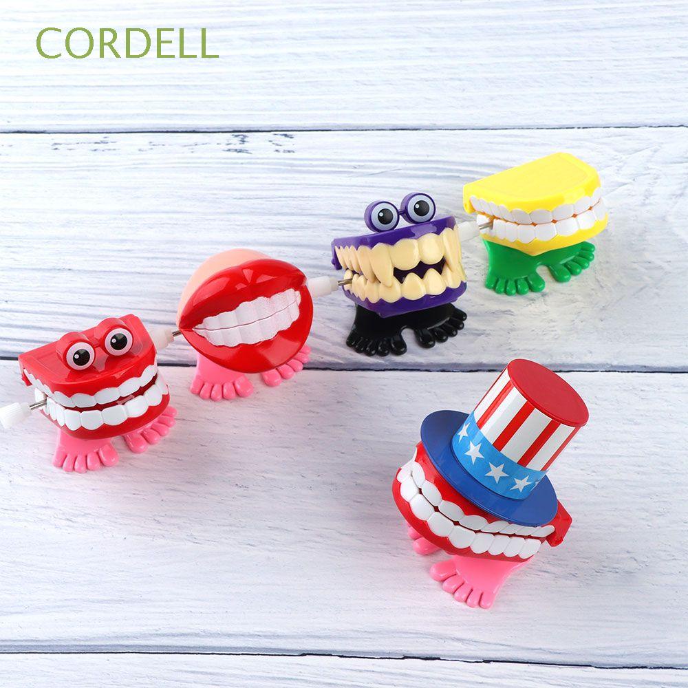 CORDELL Gifts Clockwork Toy Mini Walking Teeth Shape Wind Up Clockwork ...