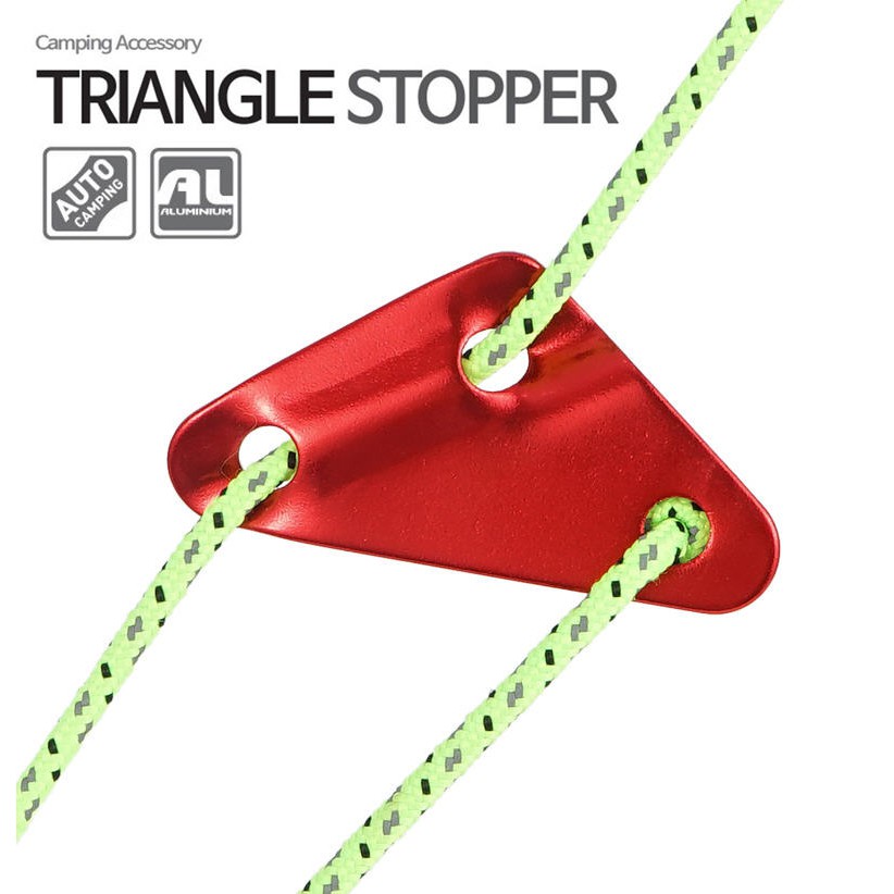 Triangle Stopper ตัวรั้งเชือก ปรับความตึงเชือกเต้นท์ แบบ 3 เหลี่ยม ...