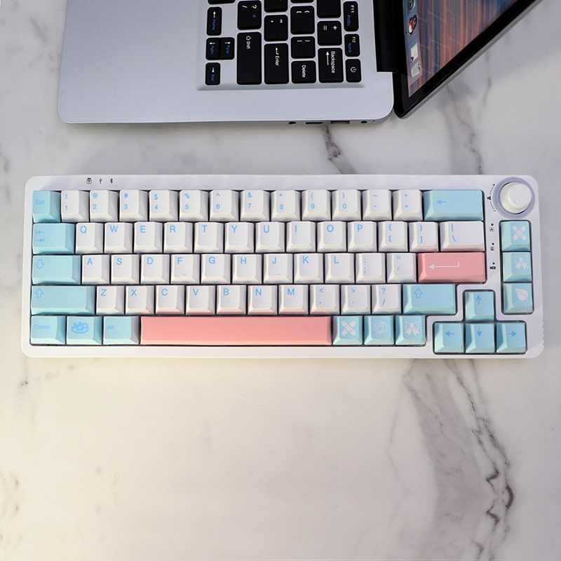 135 Key ISO GMK Noel PBT Dye Subb Keycap Cherry Profile Keycaps Set for ...