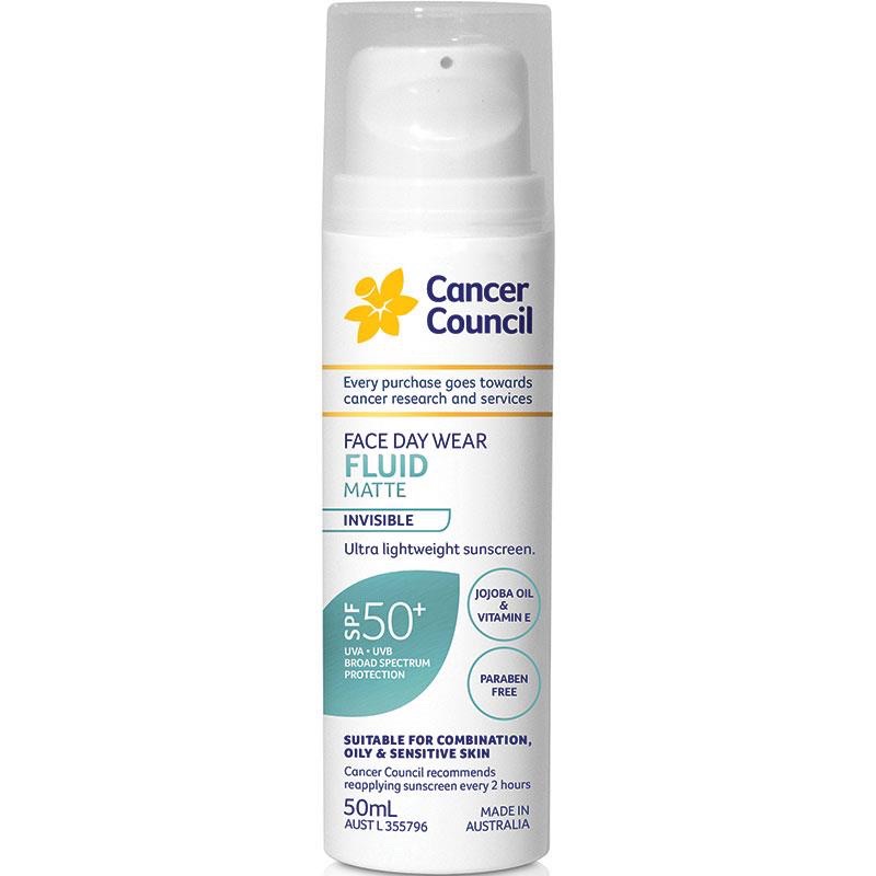 สูตรน้ำ บางเบามาก Cancer Council SPF 50+ Fluid Matte Invisible 50ml ...
