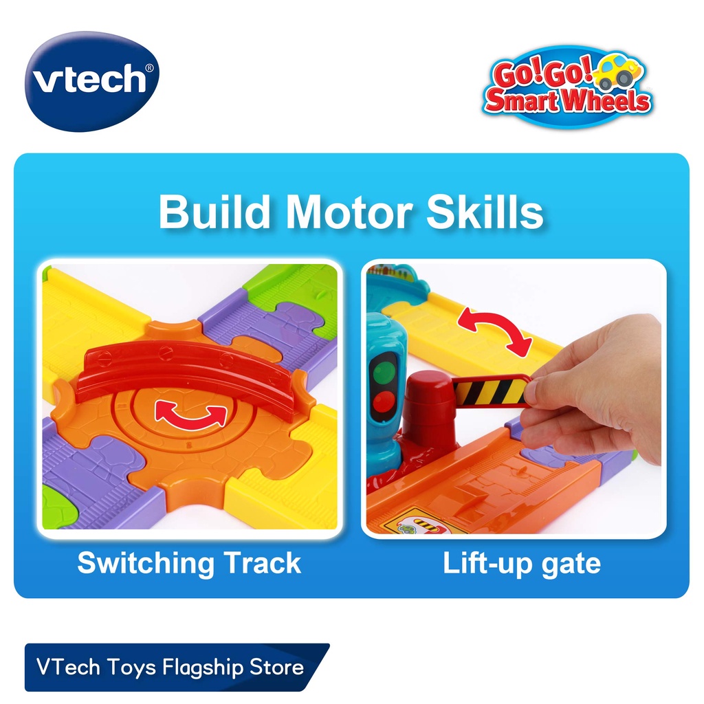 VTech Train Playset GoGoSmartWheels Choo Playset Motorized Train ...