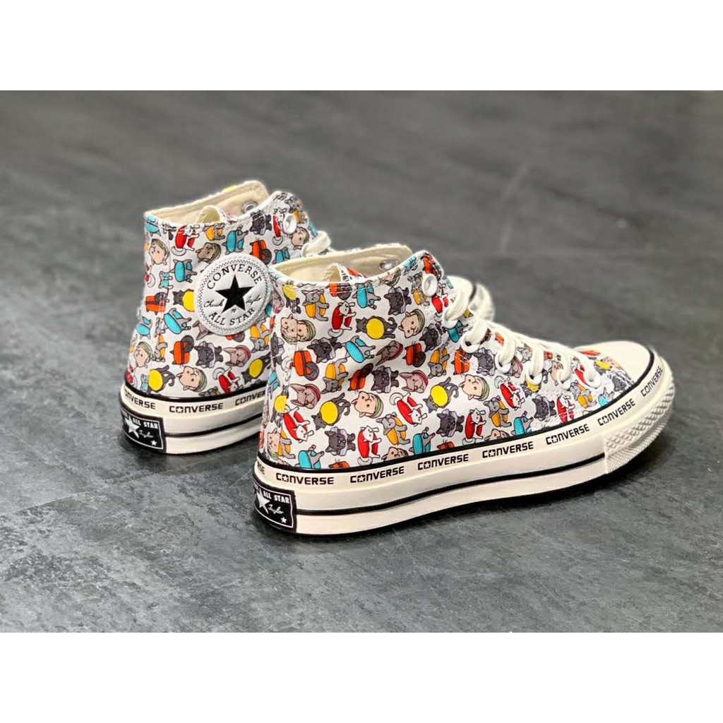 ฤดูร้อนการ์ตูนใหม่ macaron ลูกสุนัข Converse Chuck 70s รองเท้าผ้าใบสูง ...