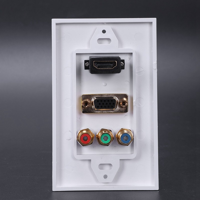 Hdmi Vga 3 Rca Panel Composite Three In One Integrated Multimedia Wall ...