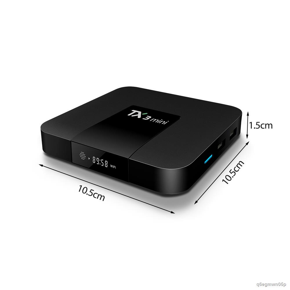 โทรทัศน์ TX3 Mini Smart TV Box Android 11.1 Amlogic S905W 2GB 16GB 4K H.265 2.4G Wifi Media ...