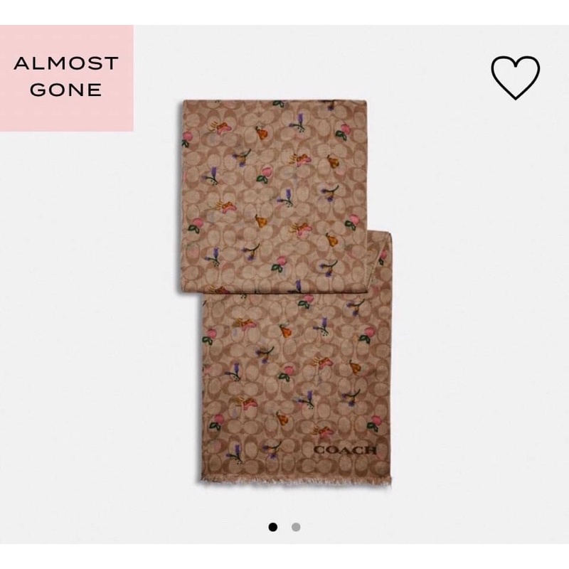 COACH SIGNATURE WRAP (COACH F76394C8995F41814)ผ้าพันคอ - aey89.shop_usa ...