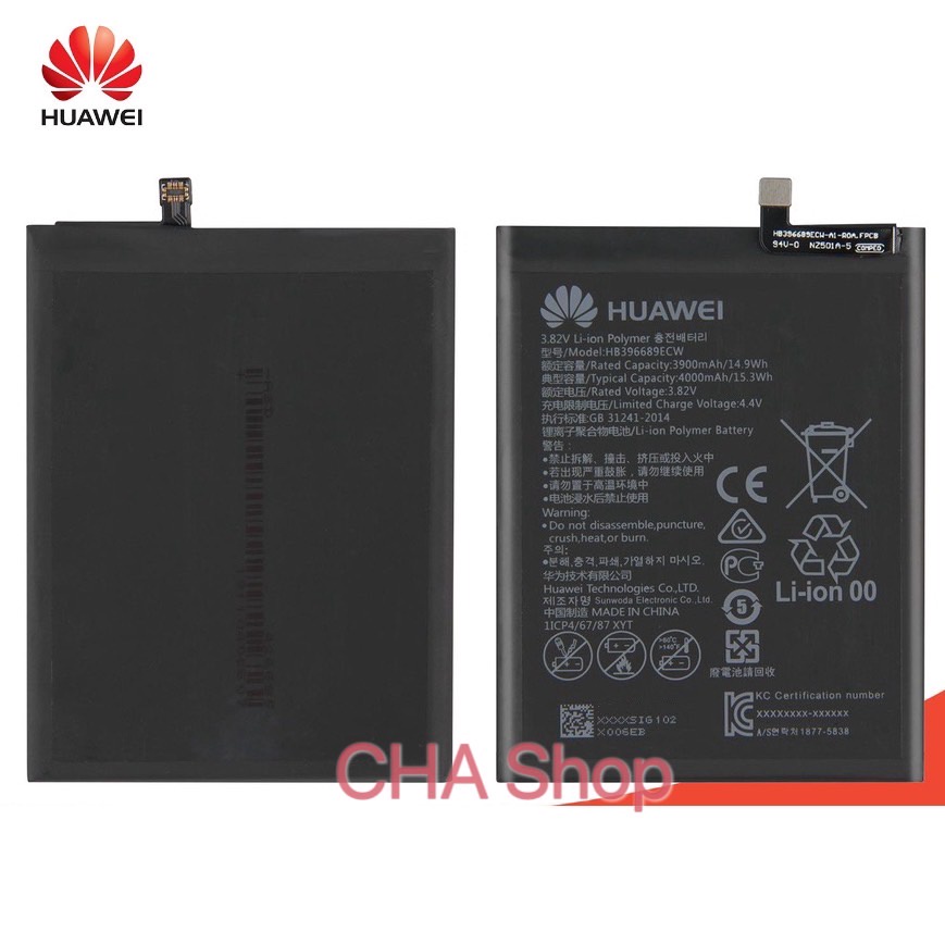 แบตเตอรี่ Huawei Y7 Pro 2019Y7ProY7 Prime 2017Honor 9Y HB396689ECW ...
