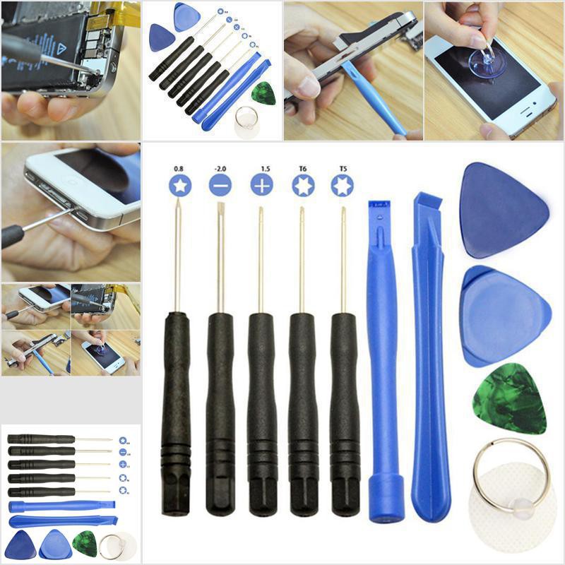 Purpleredto11 In 1 Mobile Repair Opening Tool Kit Set Pry Screwdriver For Cell Phone iPhone ...