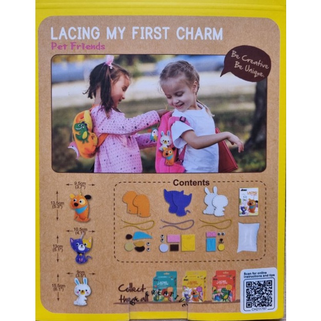 D.I.Y ชุดทำตุ๊กตาห้อยกระเป๋า Lacing My First Charm By Avenir - linly_k ...